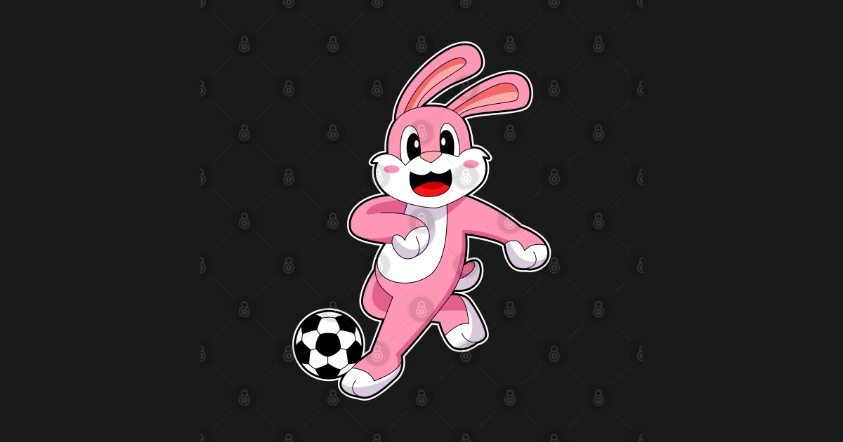 Rabbit Soccer player Soccer - Soccer - T-Shirt | TeePublic