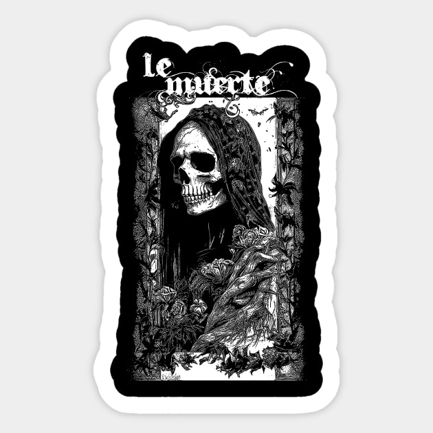 Le Muerte Lady Death - Lemuerte - Sticker | TeePublic