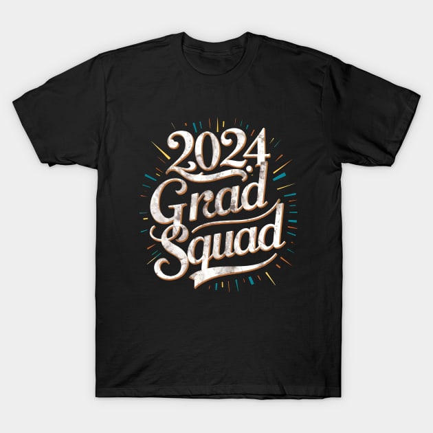 2024 Grad Squad - 2024 Grad Squad - T-Shirt | TeePublic