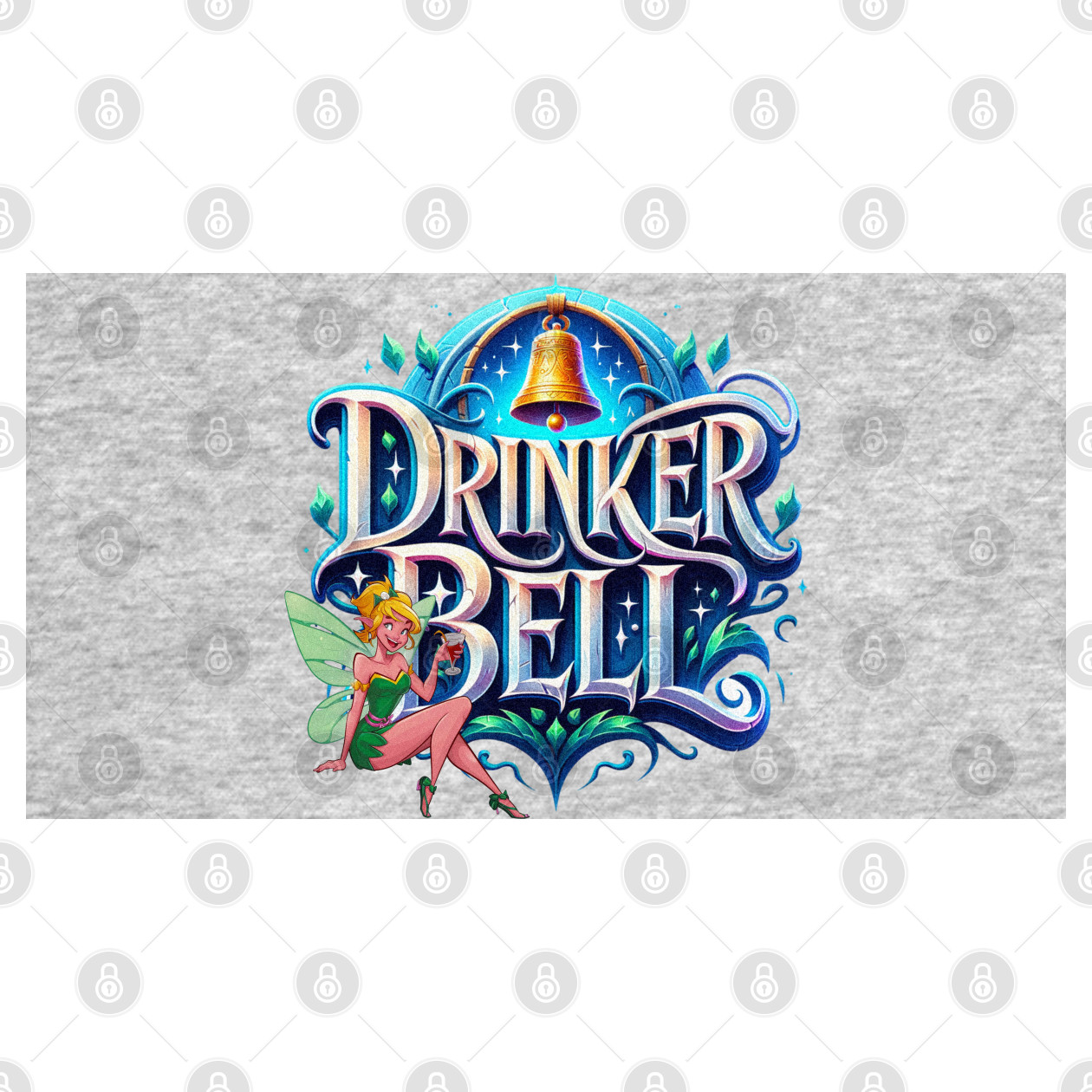 Drinker Bell Fantasyland Adult Drinker Tinker Style - Disney Drinker ...