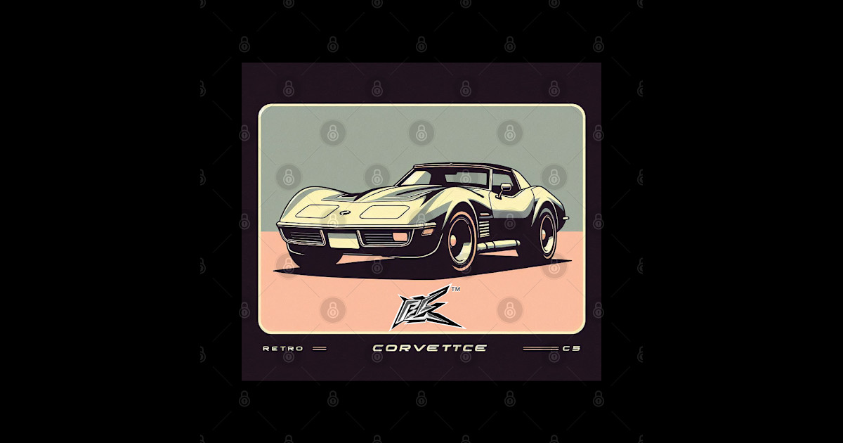 chevrolet corvette - Corvette C3 - Sticker | TeePublic