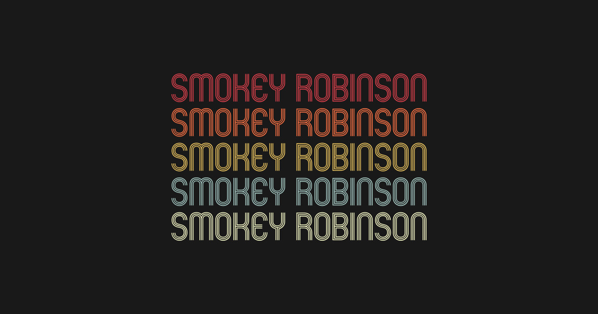Retro Smokey Wordmark Repeat - Vintage Style - Retro Smokey Wordmark ...