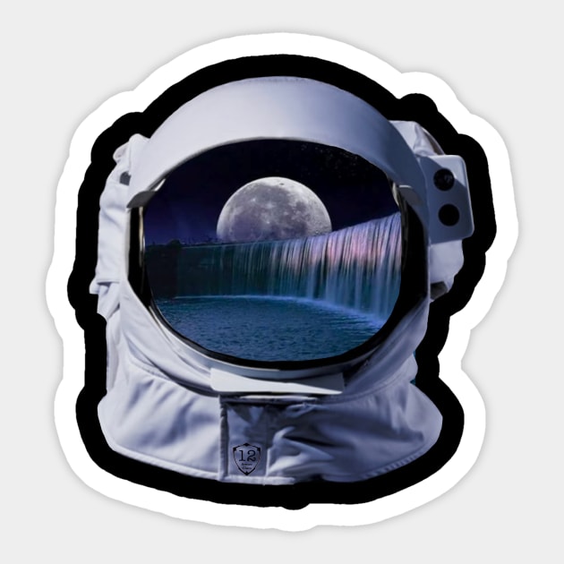 Armor Class Space Helmet - Space Helmet - Sticker | TeePublic