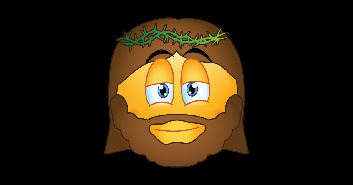 Jesus Emoji by Emoji World - Jesus - Sticker | TeePublic