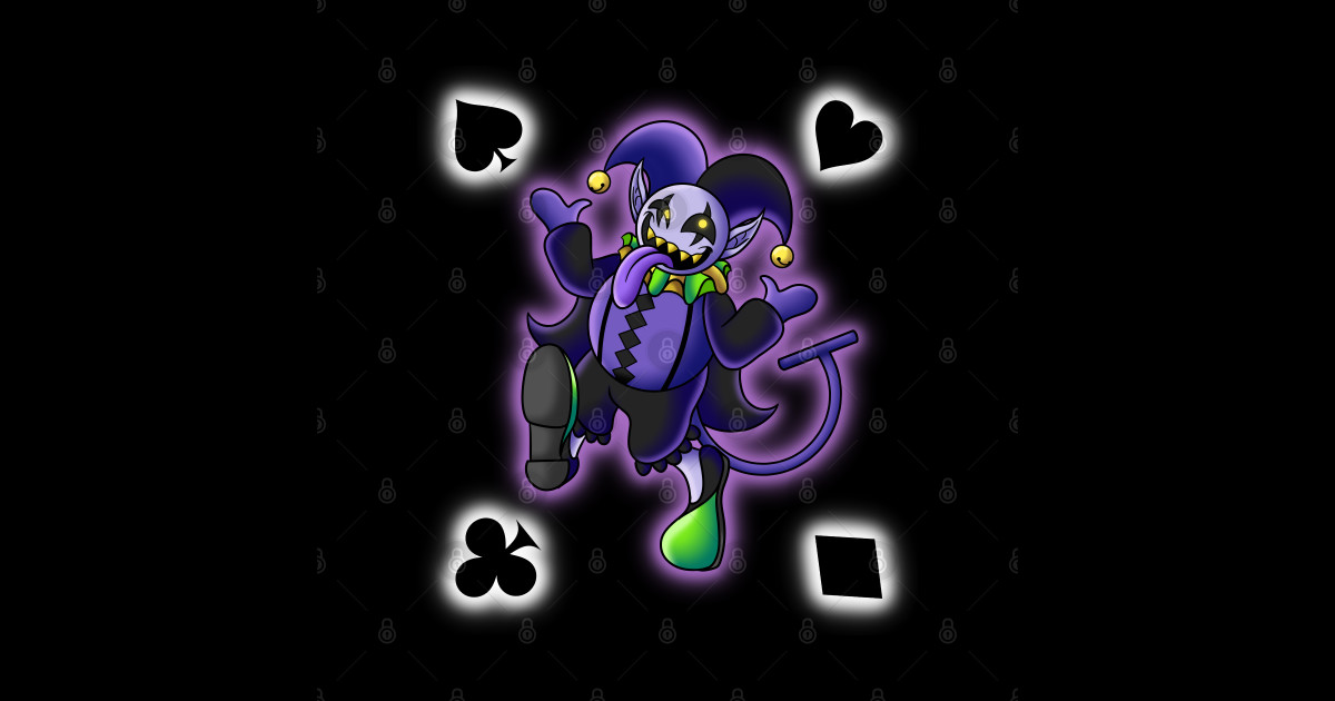 Jevil's Jape (V2) - Jevil - Sticker | TeePublic