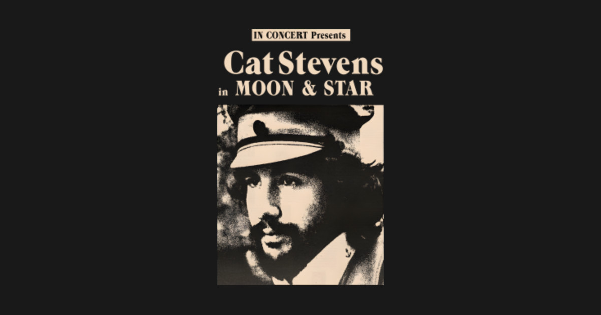 Moon And Star Singer 90s - Cat Singer Stevens - T-Shirt | TeePublic