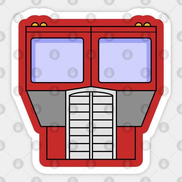 G1 Autobot Optimus Prime - Transformers - Sticker | TeePublic