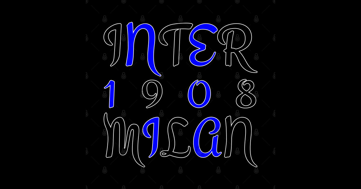 Inter Milan 1908 Classic - Inter Milan Italy - Sticker | TeePublic