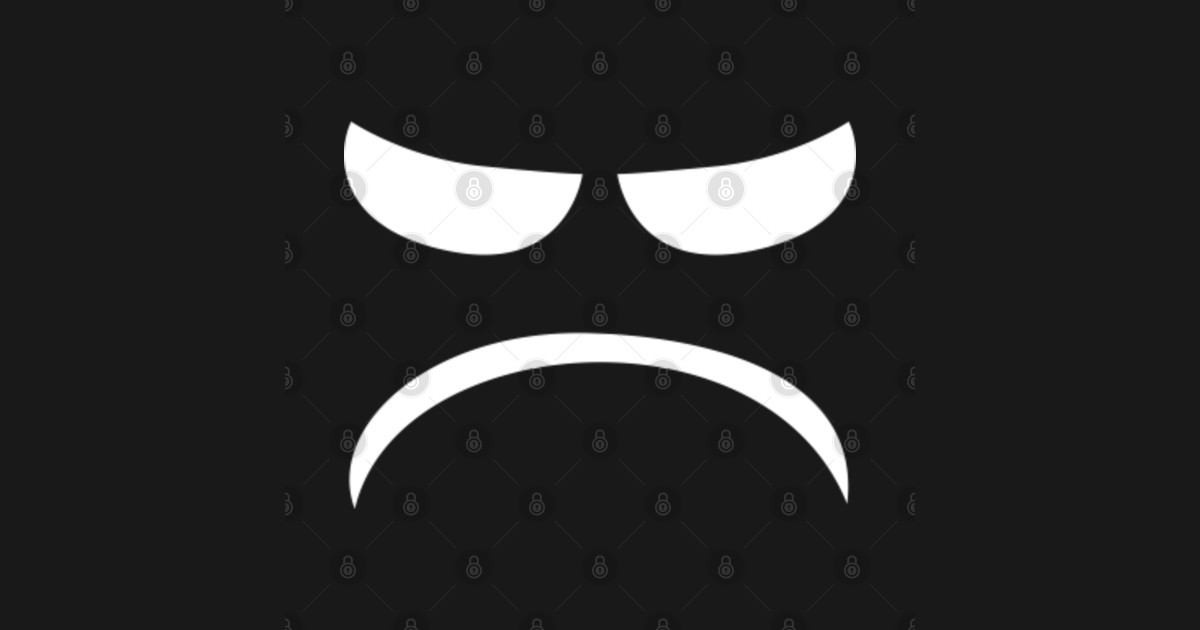 Mad Smile Face Graphic Sarcastic Emoticon Funny - Emoticon - T-Shirt ...