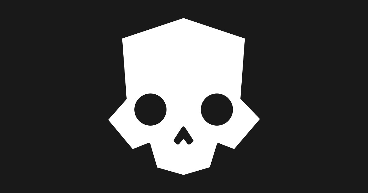 Skull logo (white) - Helldivers - T-Shirt | TeePublic