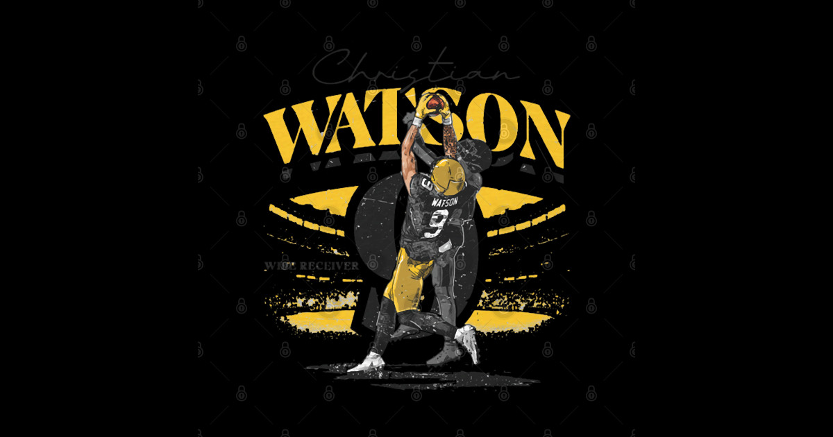 Christian Watson Green Bay Catch - Christian Watson - Sticker | TeePublic