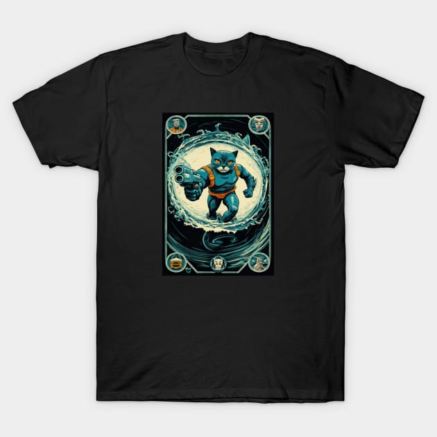 Cat Man Super Hero New Breed Card Collection - Catman - T-Shirt | TeePublic