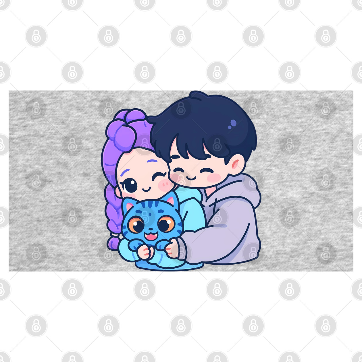 kpop demon hunters - Cute Kawaii Rumi Jinu and Derpy Cat - Kpop Demon ...