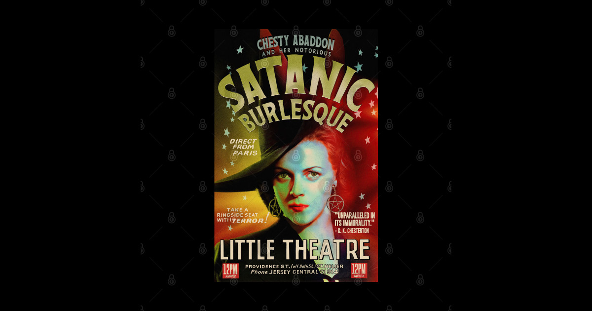 Chesty Abaddon and her Notorious Satanic Burlesque - Spook Show ...