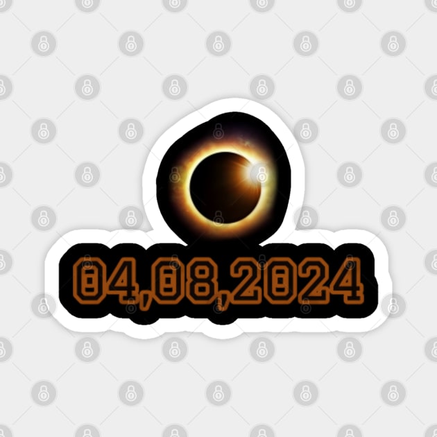 Total Solar Eclipse 2024 - Total Solar Eclipse - Magnet | TeePublic
