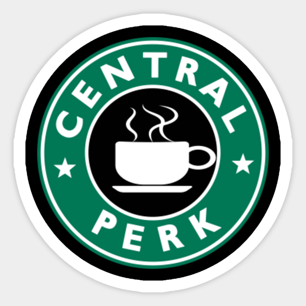 Central Perk logo - Friends - Sticker | TeePublic