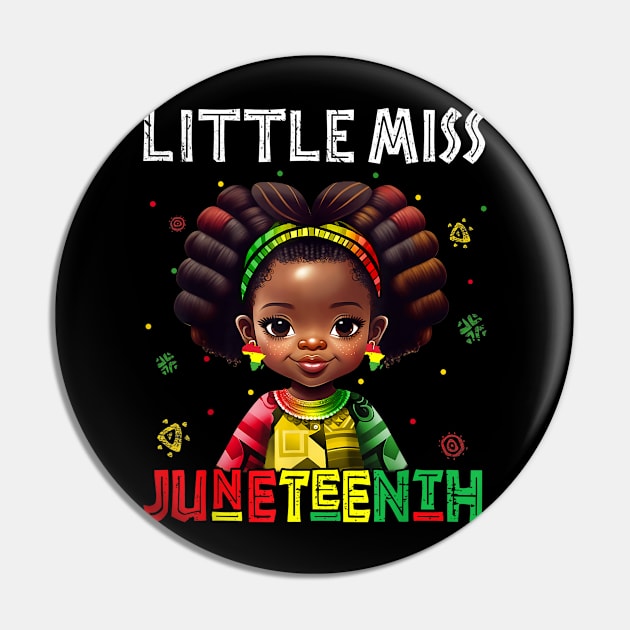 Little Miss Juneteenth Black Girl Melanin Cute Toddler Kids ...