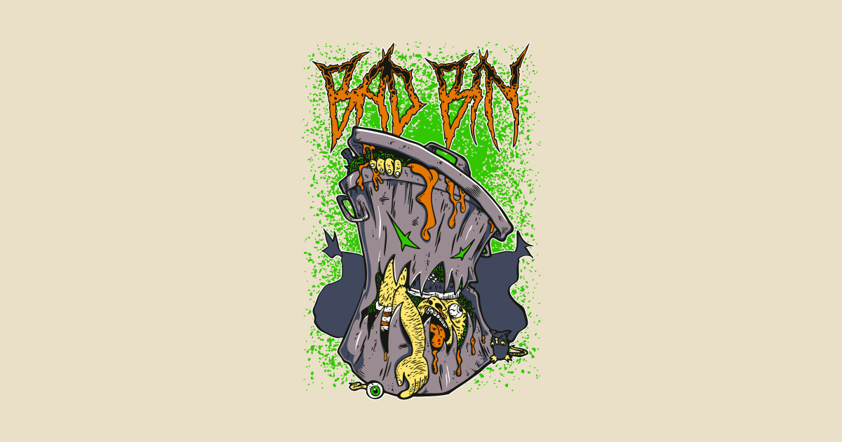 Bad Bin Creature - Zombie - T-Shirt | TeePublic