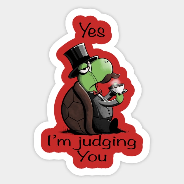 I'm judging you - Judging You - Sticker | TeePublic