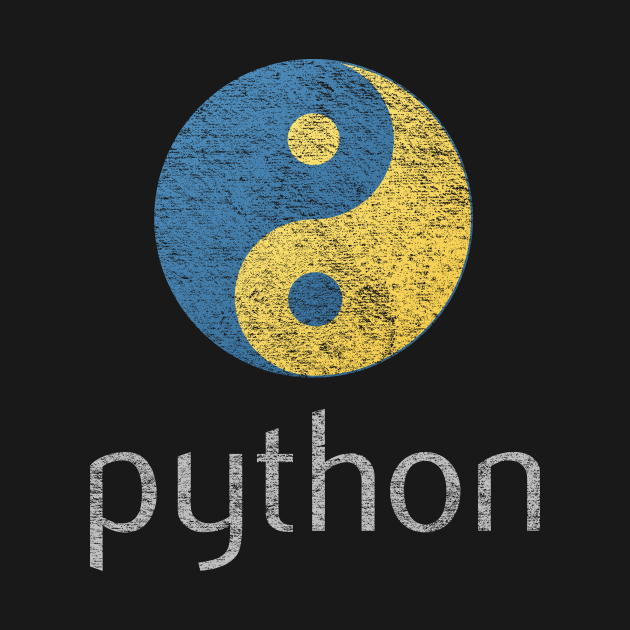 Python Programming Yin Yang - Python Programming - T-Shirt | TeePublic Python Programming Yin Yang - Python Programming - T-Shirt | TeePublic