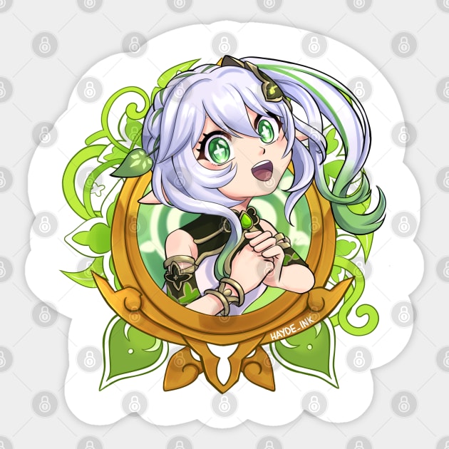 Genshin Badges - Nahida - Nahida - Sticker | TeePublic