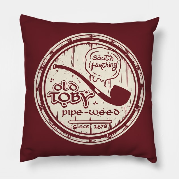 Old Toby Pipe-weed - Hobbit - Pillow | TeePublic