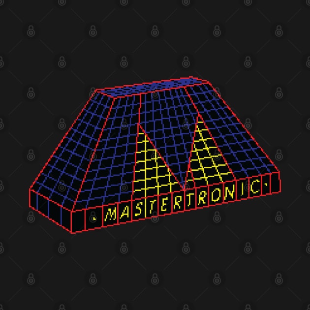 Retro Computer Games Mastertronic Logo Pixellated - Retro Computers - T ...
