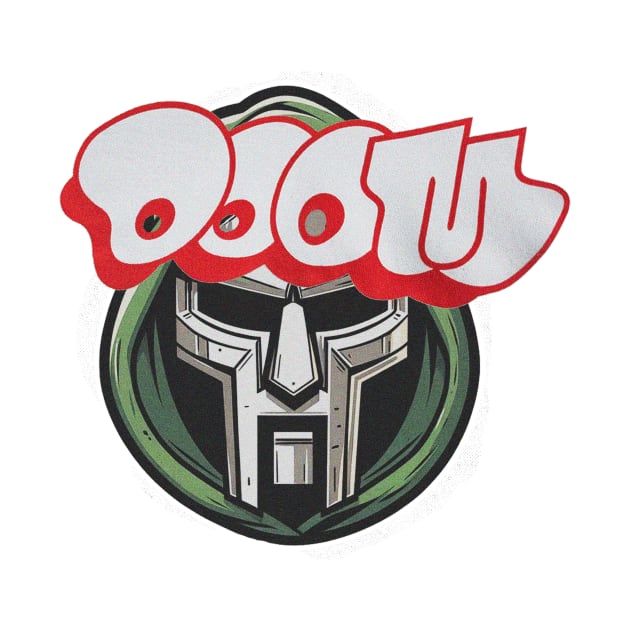 MF DOOM Mask and Logo - Mf Doom - T-Shirt | TeePublic
