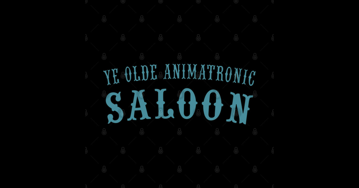 Ye Olde Animatronic Saloon - Simpsons - Sticker | TeePublic