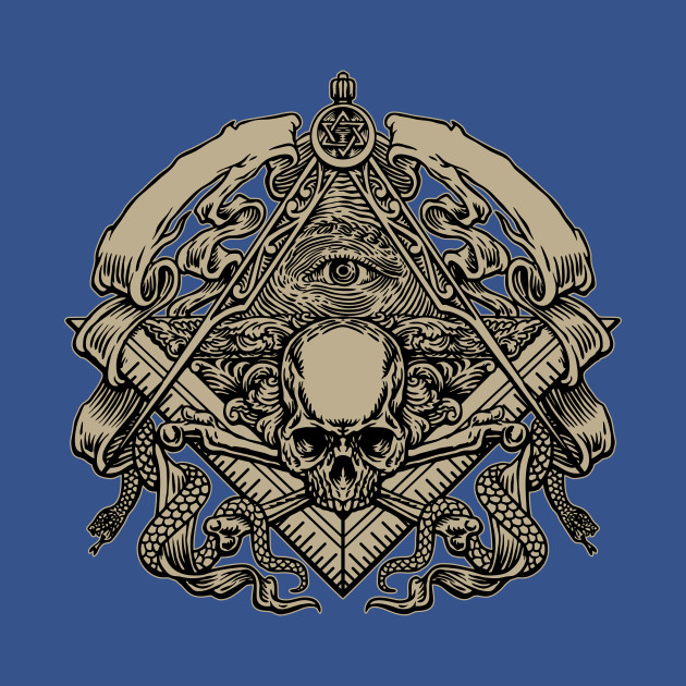 Freemasonry Emblem - Freemason Emblem - T-Shirt
