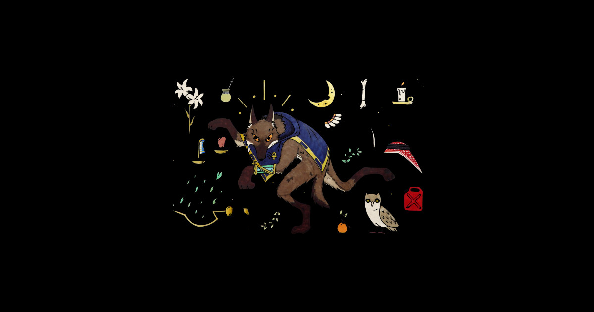 Werewolf mural - Werewolf - Sticker | TeePublic