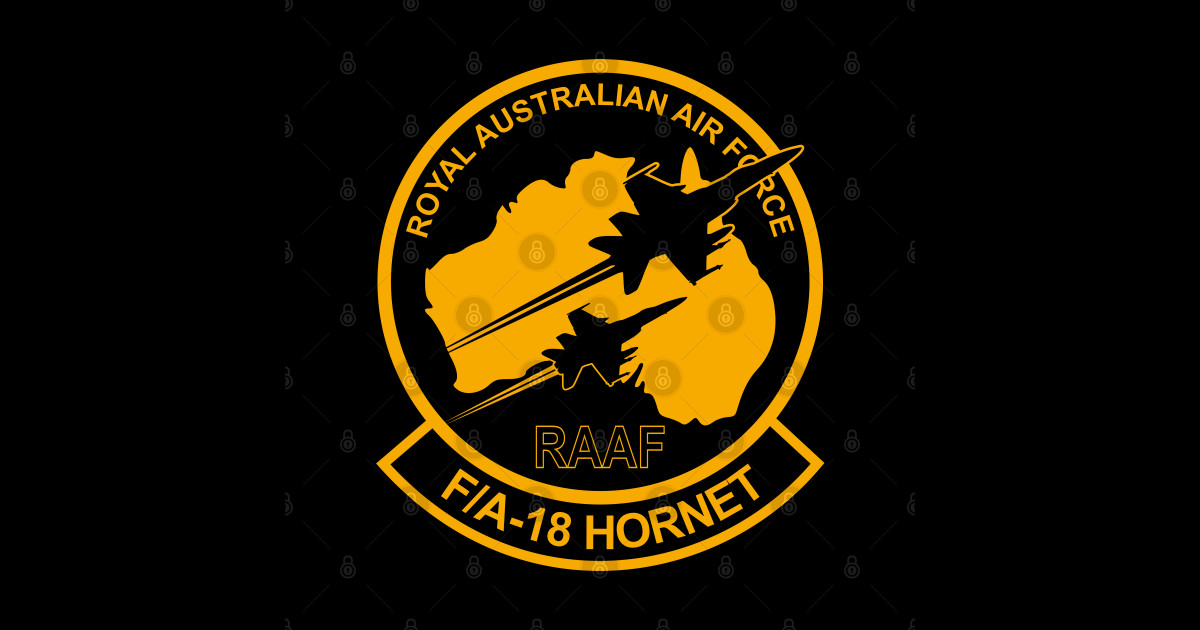 F/A-18 Hornet - RAAF - Royal Australian Air Force - Sticker | TeePublic