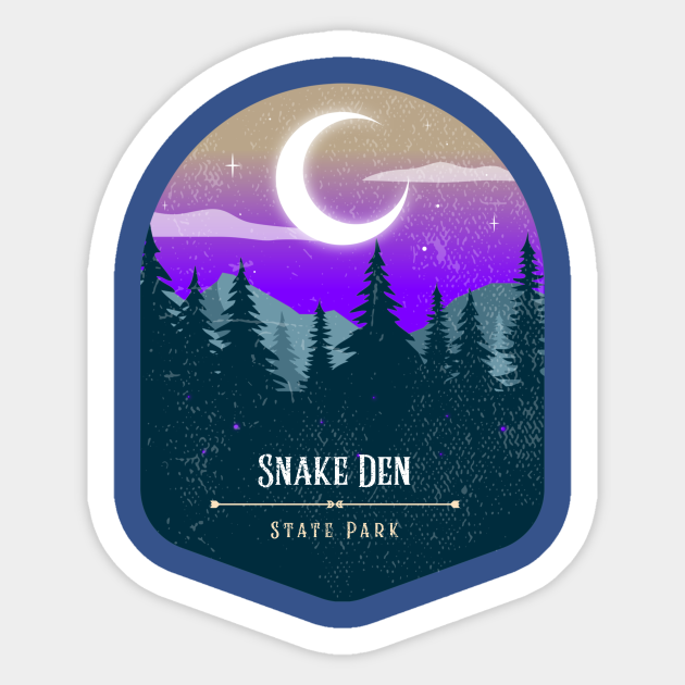 Snake Den State Park - Snake Den State Park - Sticker | TeePublic