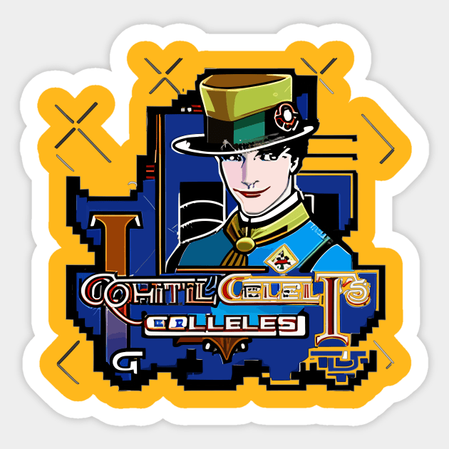 vintage pixel art pixel gaming - Pixel Art - Sticker | TeePublic