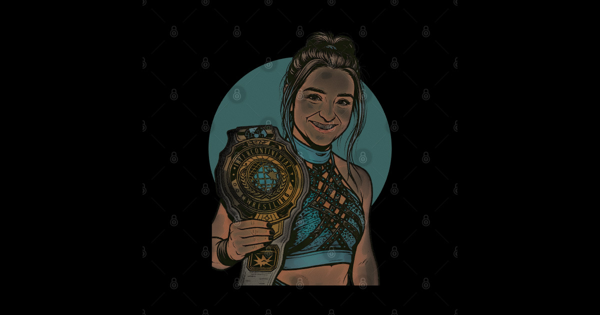 Artwork Lyra Valkyria Wrestling - Lyra Valkyria - Sticker | TeePublic