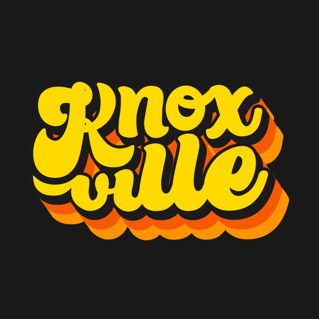 Knoxville Script - Color Gradient (Light) - Knoxville - T-Shirt sold by Charan Singh | SKU ...