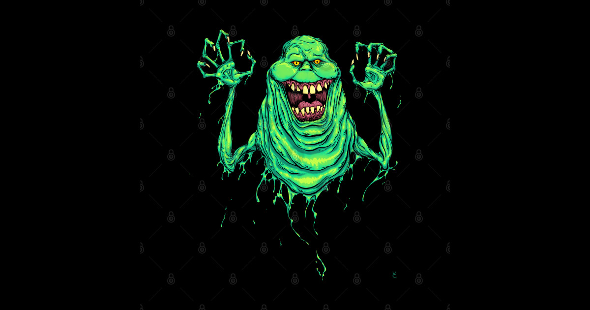 Slimer: Disgusting Blob - Ghostbusters - T-Shirt | TeePublic