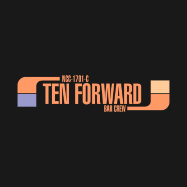 Ten Forward Bar Crew - Star Trek - T-Shirt | TeePublic