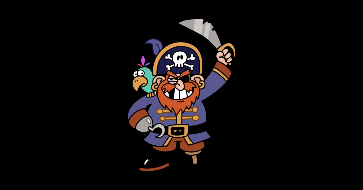 A Pirate & His Best Buddy - Pirate - Sticker | TeePublic