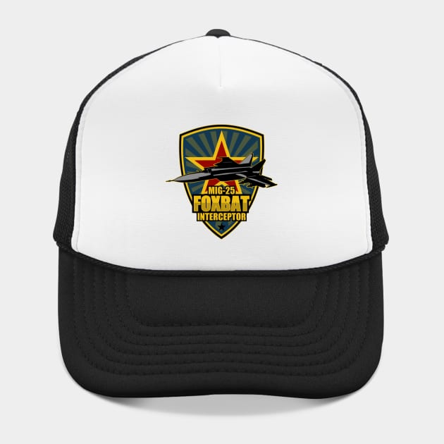 Mig-25 Foxbat Interceptor (Front & Back logo) - Russian Mig25 Foxbat ...