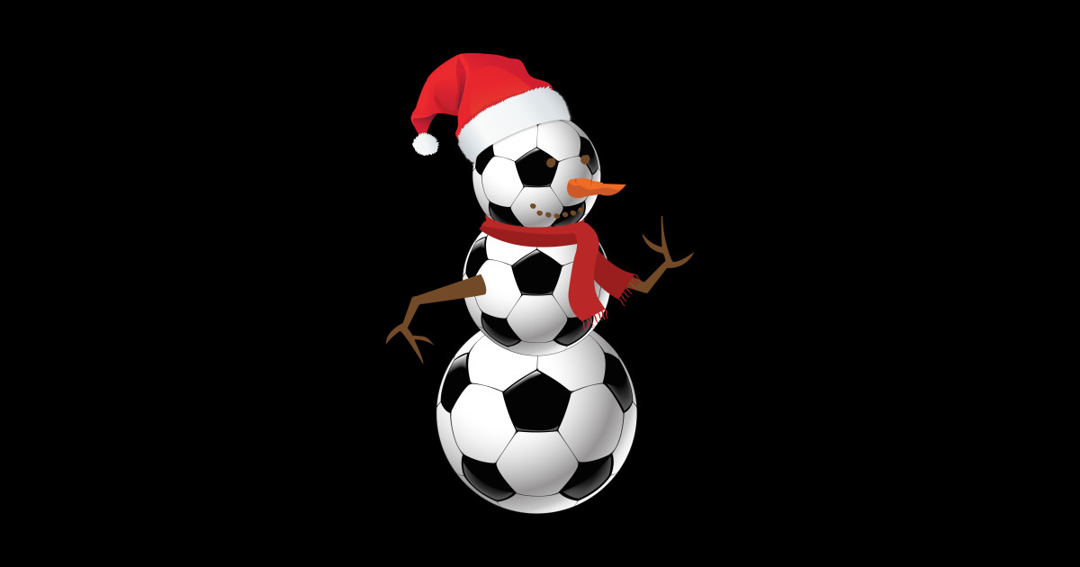 Football Snowman Christmas - Football Snowman - Sticker | TeePublic
