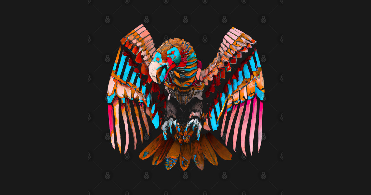 Condor bird, ethno folk art style - Condor - T-Shirt | TeePublic