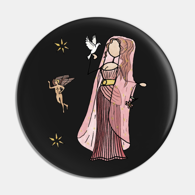 Greek Myth Comix - Aphrodite and Eros - Greek Myth Comix - Pin | TeePublic