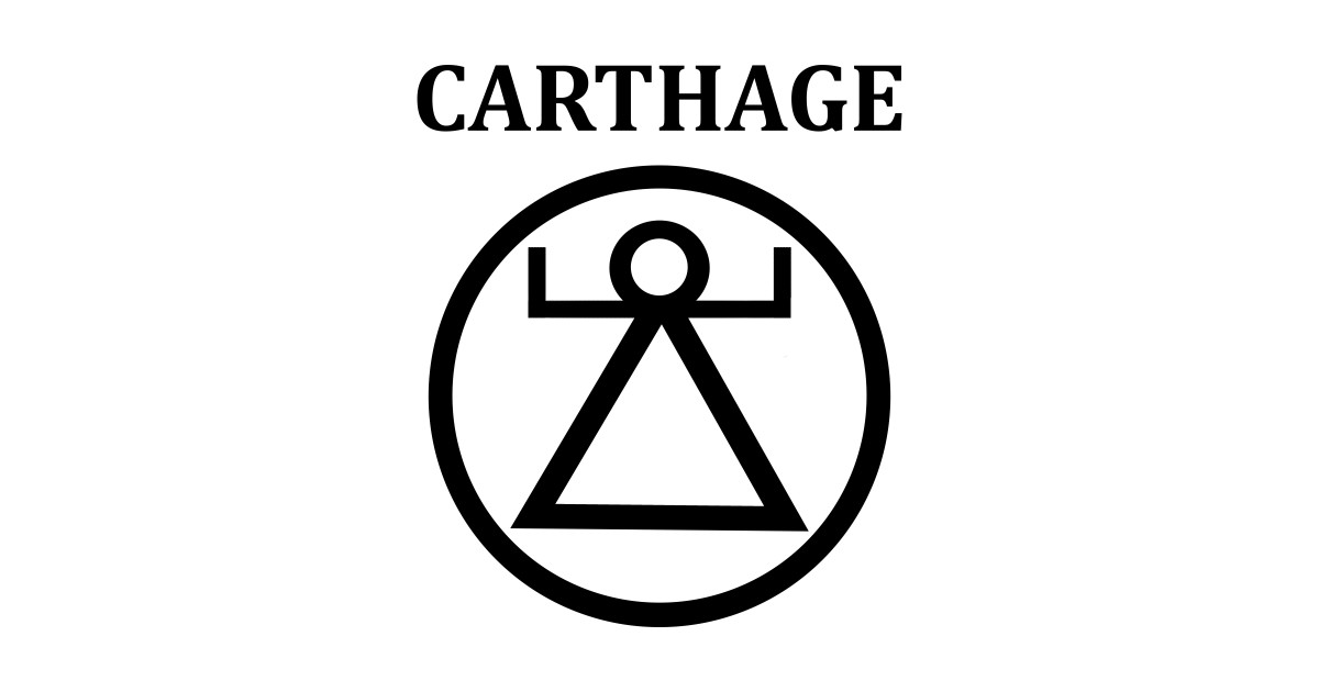 Ancient Carthage Tanit Symbol - Ancient Carthage - T-Shirt | TeePublic