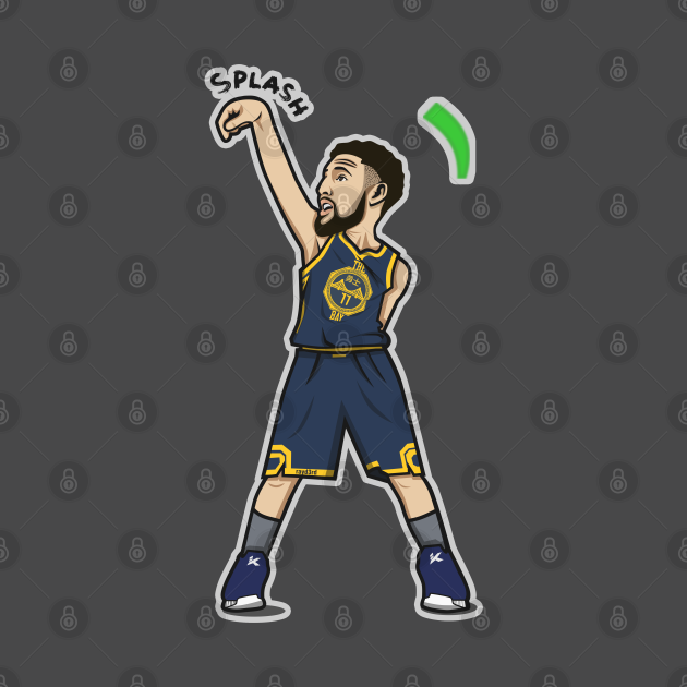 Klay Thompson Cartoon Style - Klay Thompson Cartoon - T-Shirt | TeePublic