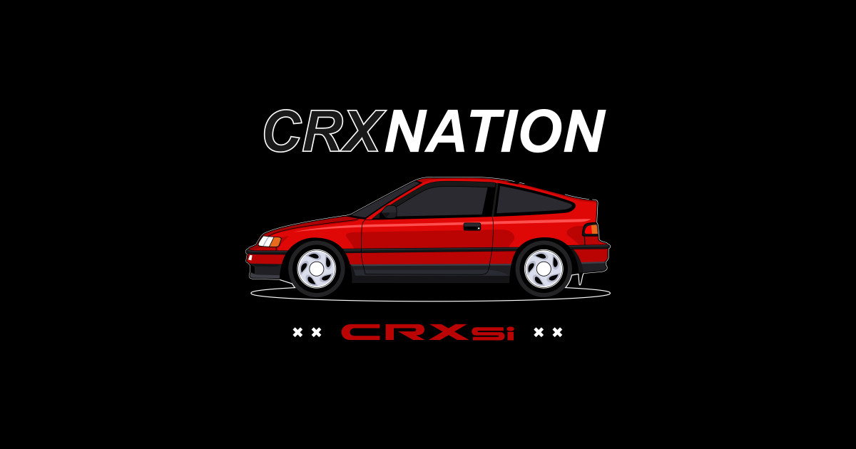CRX SI JDM Classic - Jdm - Posters and Art Prints | TeePublic