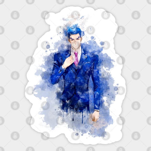 SK8 the Infinity - Adam *watercolor* - Adam - Sticker | TeePublic