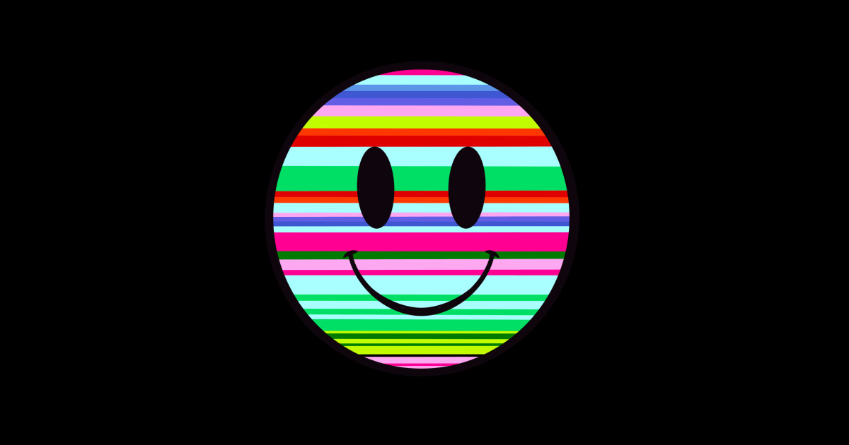 Serape Happy Face - Smiley Face - Sticker | TeePublic