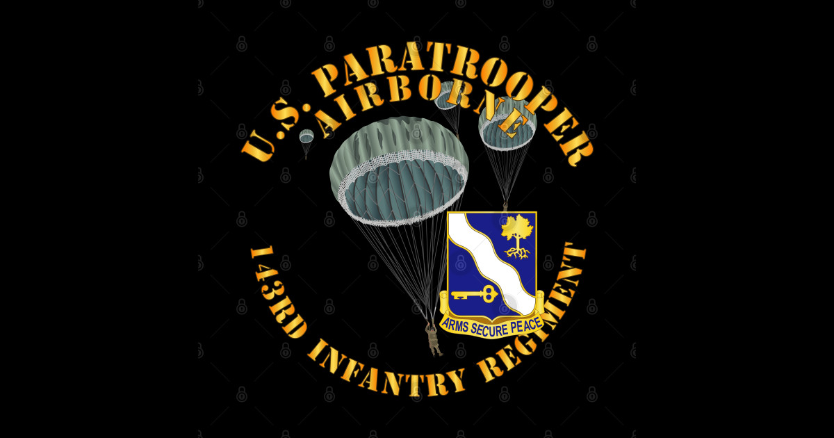 US Paratrooper - 143rd Infantry Regiment X 300 - Us Paratrooper 143rd ...