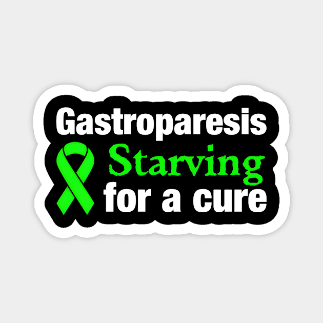 Gastroparesis Starving For A Cure Ribbon - Gastroparesis Awareness ...